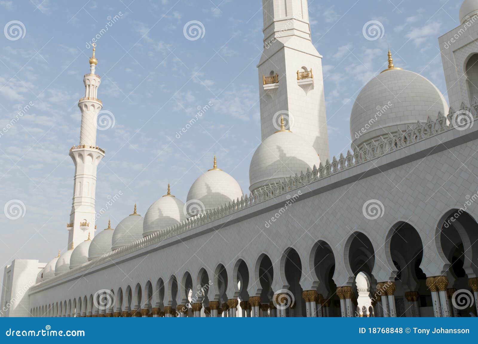 Grand Mosque stock photo. Image of arabic, islamic, dhabi - 18768848