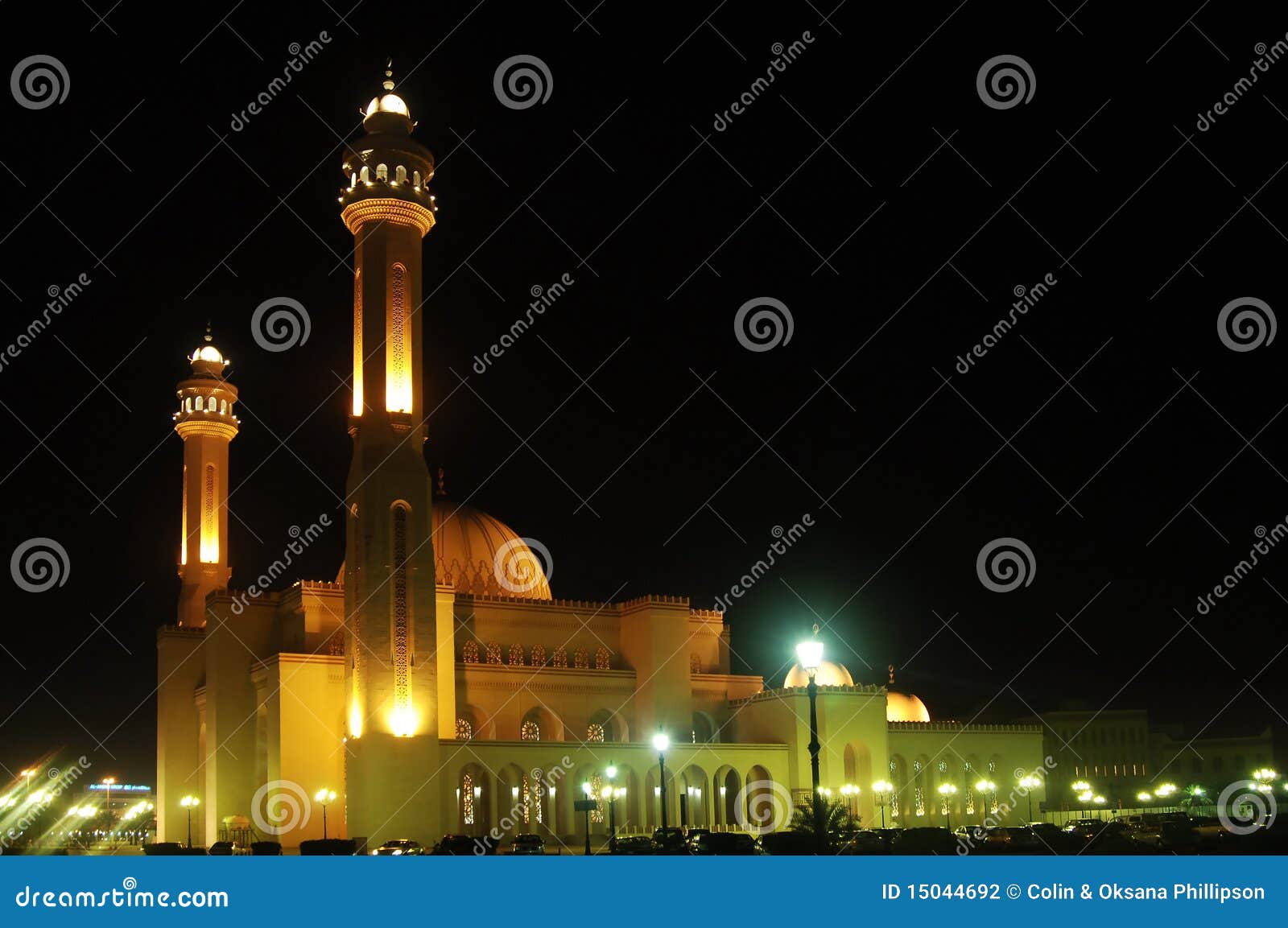 Grand Mosque in Bahrain stock photo. Image of middle - 15044692