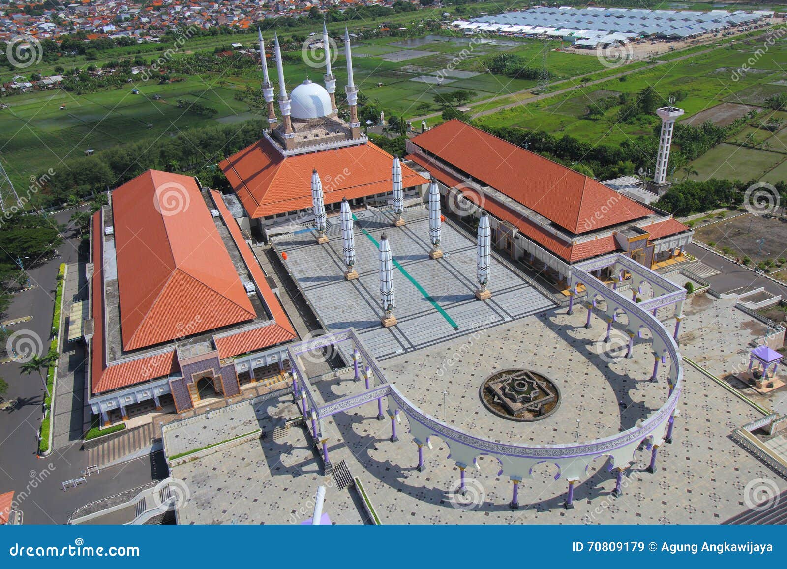 Central Java Mosque Aerial Stock Photos - Free & Royalty-Free Stock ...
