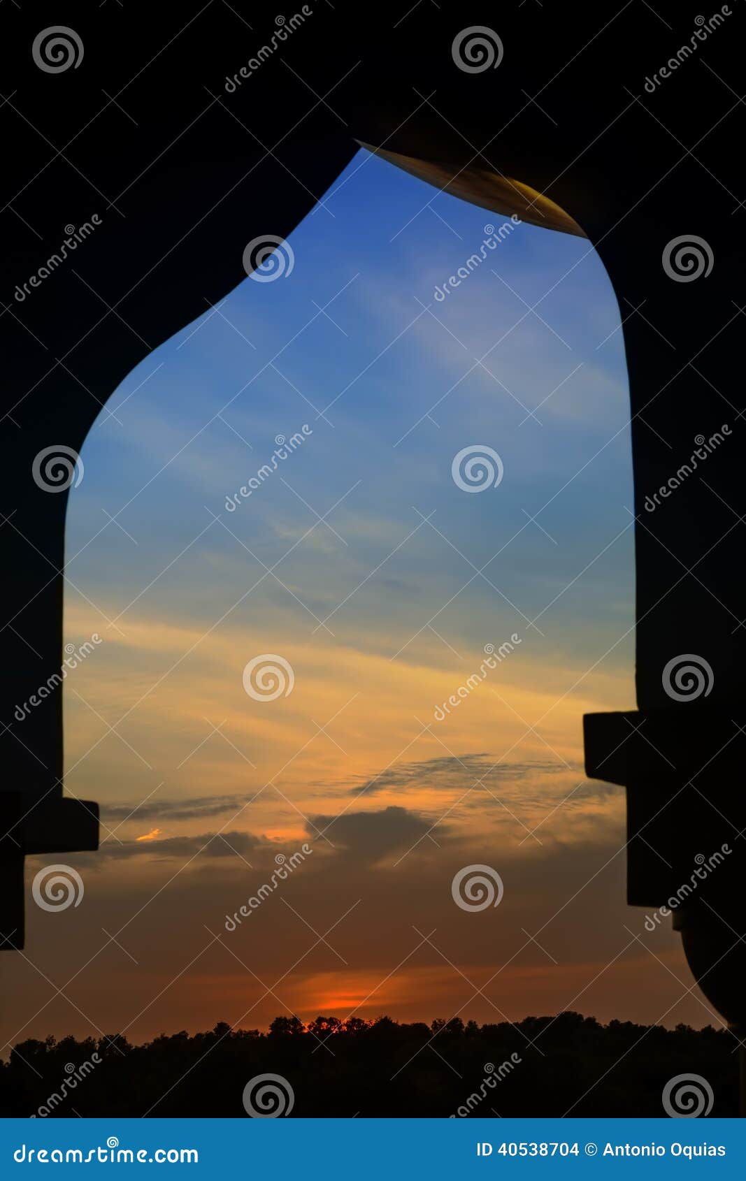 Grand Mosque Sunset stock photo. Image of belief, shore - 40538704