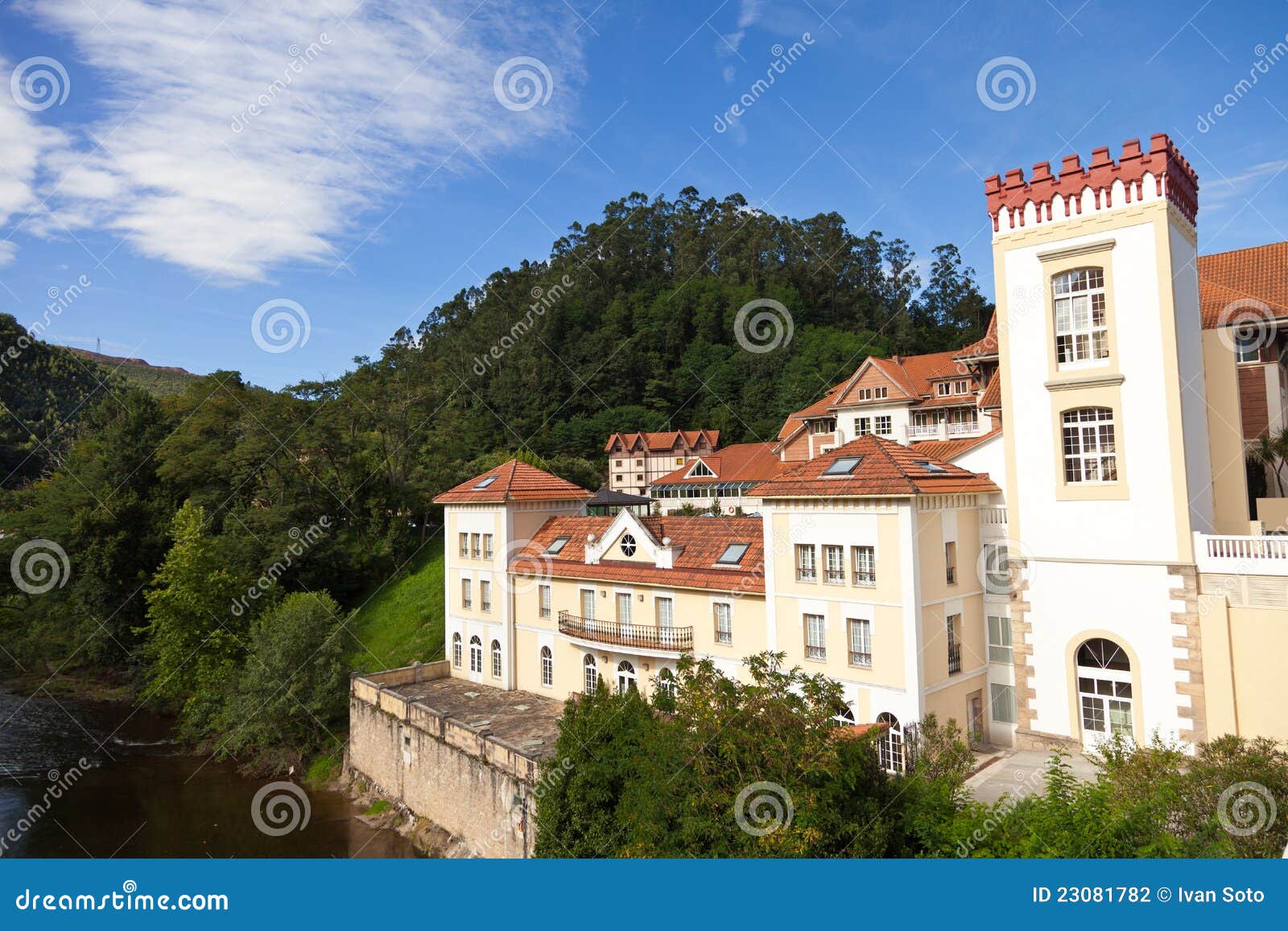 Grand old spa resort stock photo. Image of center, santander - 23081782