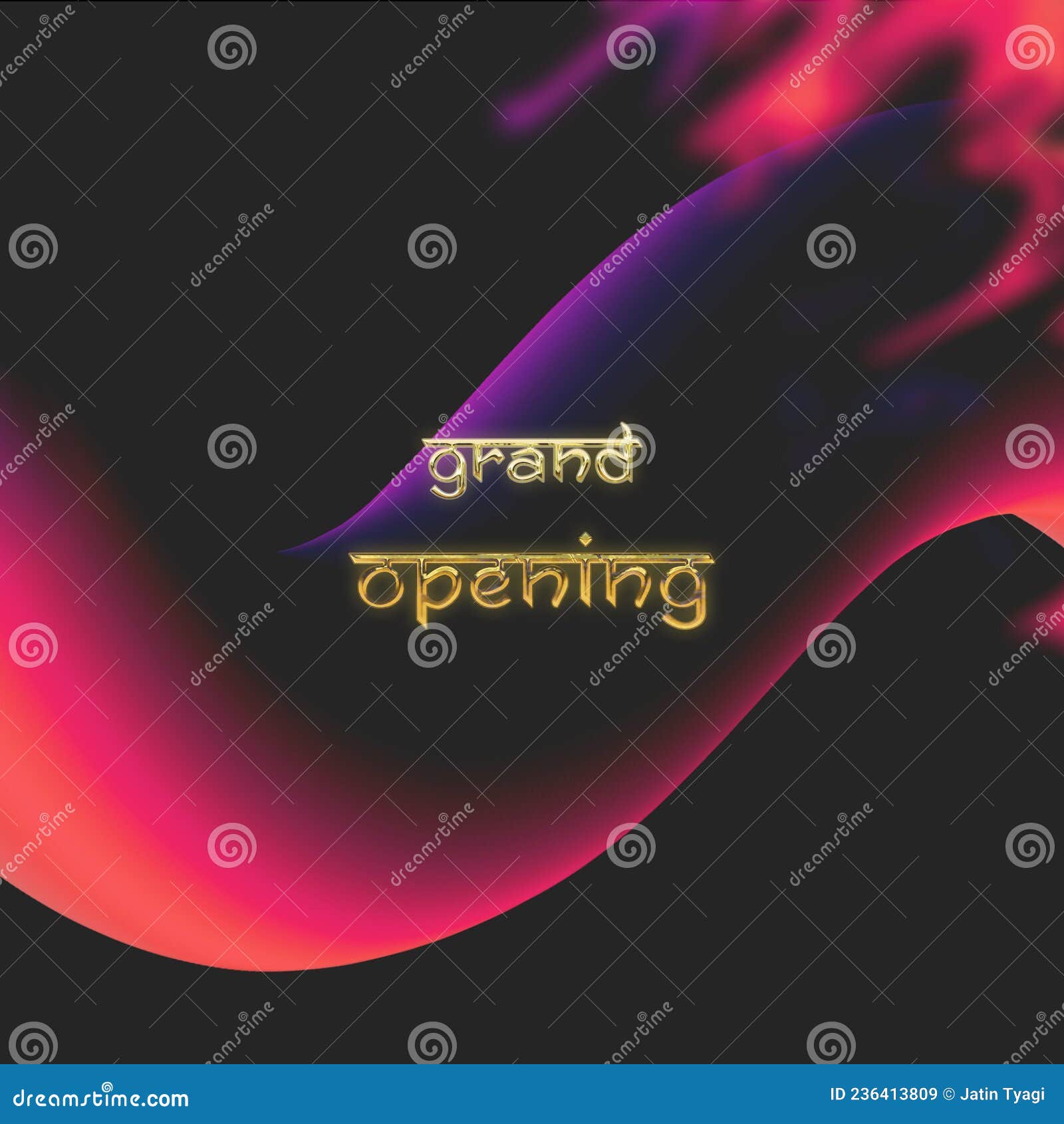 Grand Opening Abstract with Golden Text Effect Texture Stock ...