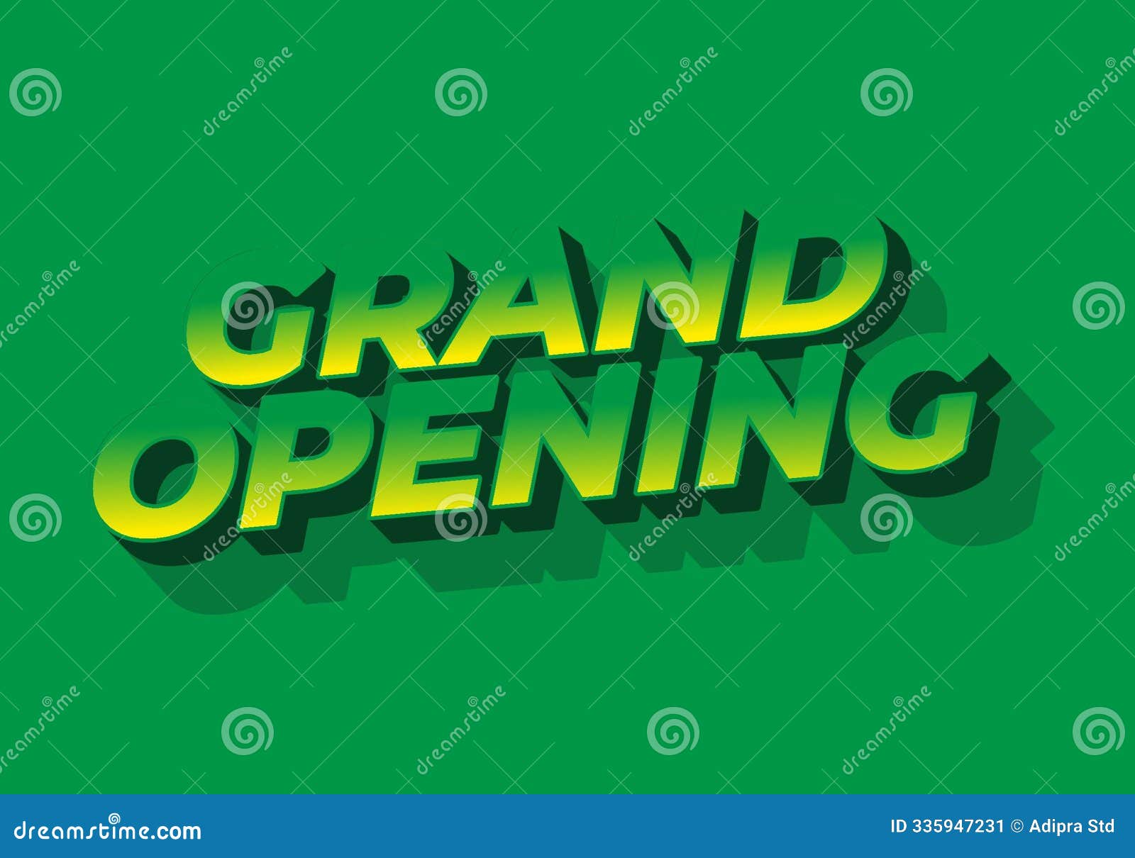 Grand Opening. Text Effect in Modern Colors with 3D Style Stock ...