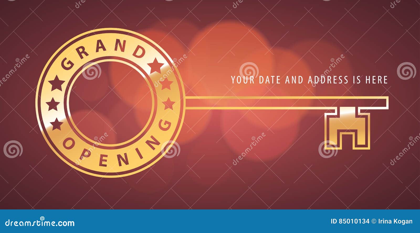 Grand Opening Vector Banner Stock Vector - Illustration of isolated ...