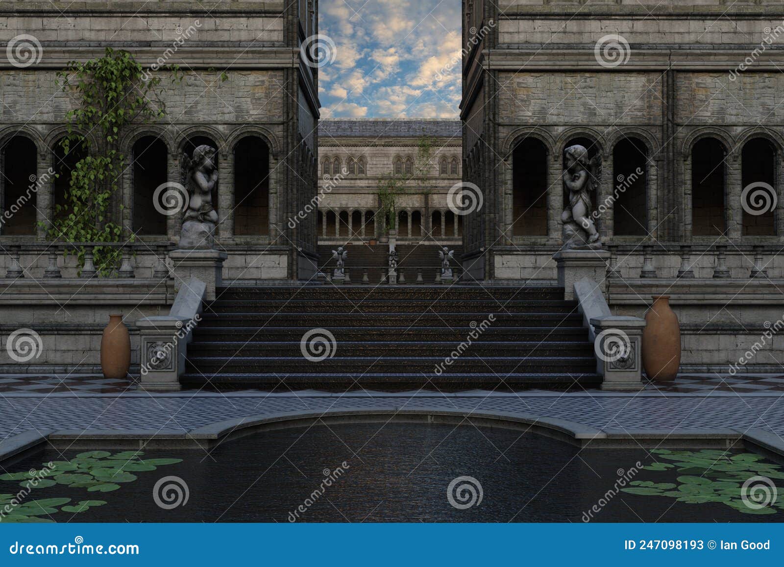 Steps To Lily Royalty-Free Stock Image | CartoonDealer.com #17581132