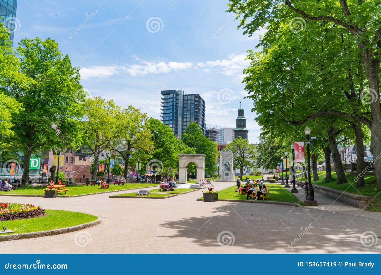 Grand Parade Square in Halifax Editorial Stock Image - Image of nova ...