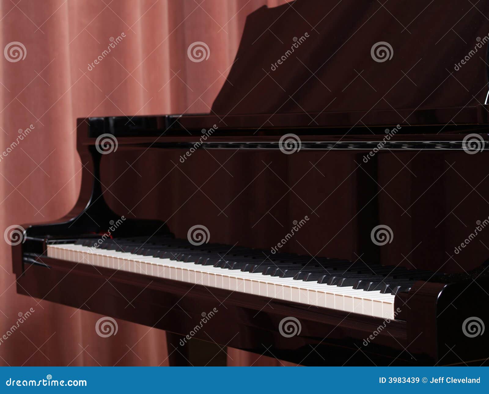 Grand Piano Keyboard on the Concert Stage Stock Image - Image of piano ...
