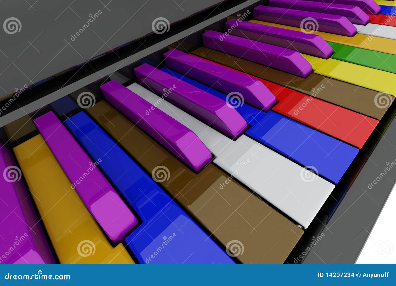 Grand Piano Keys Picture. Image: 14207234