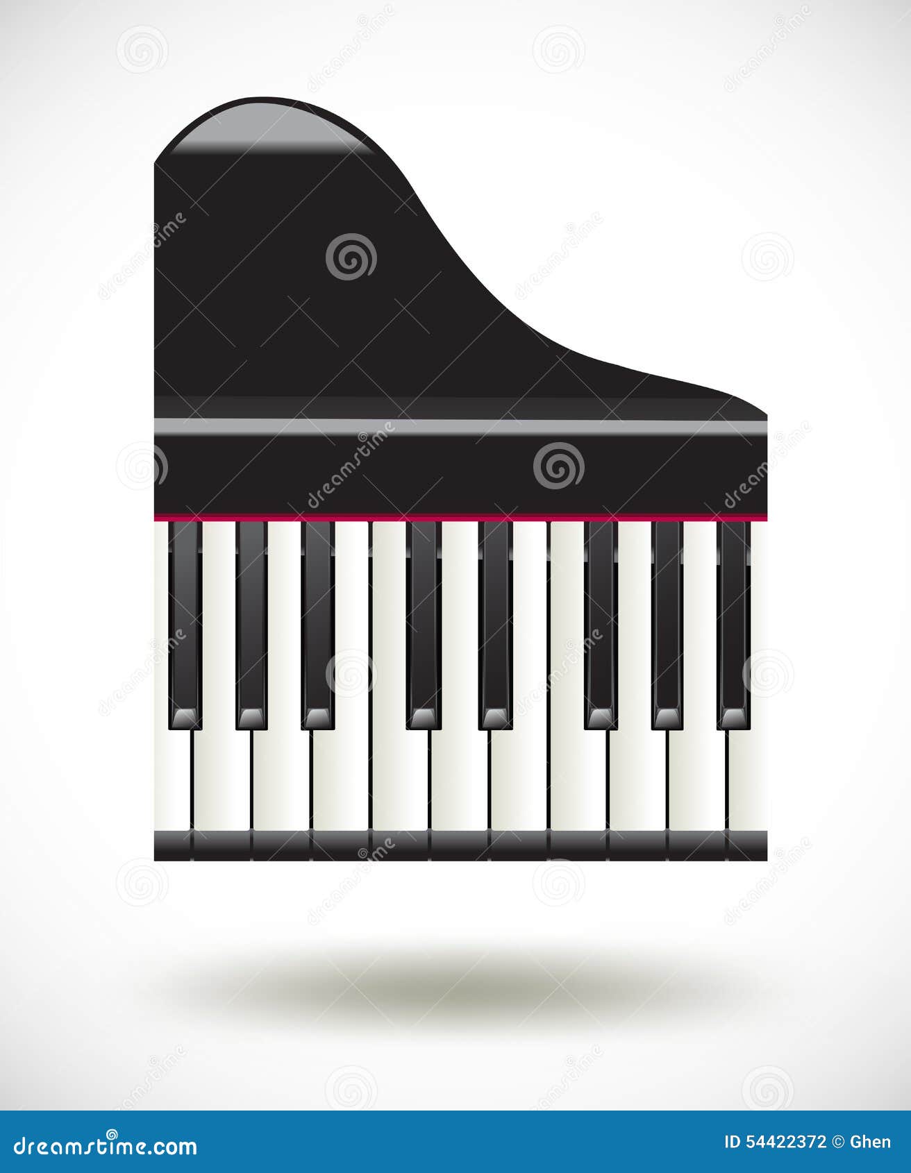 3d Piano Keys Infographic Elements Vector Illustration | CartoonDealer ...
