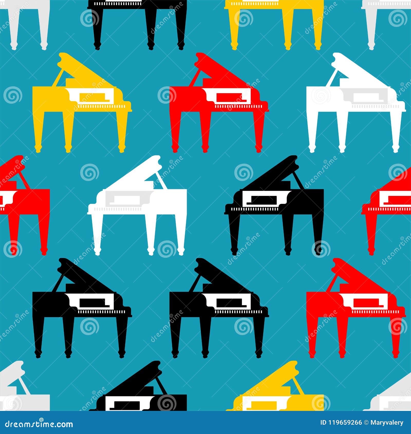 Seamless Musical Symbols And Marks Seamless Background With Musical ... Seamless Musical Symbols And Marks Seamless Background With Musical ...