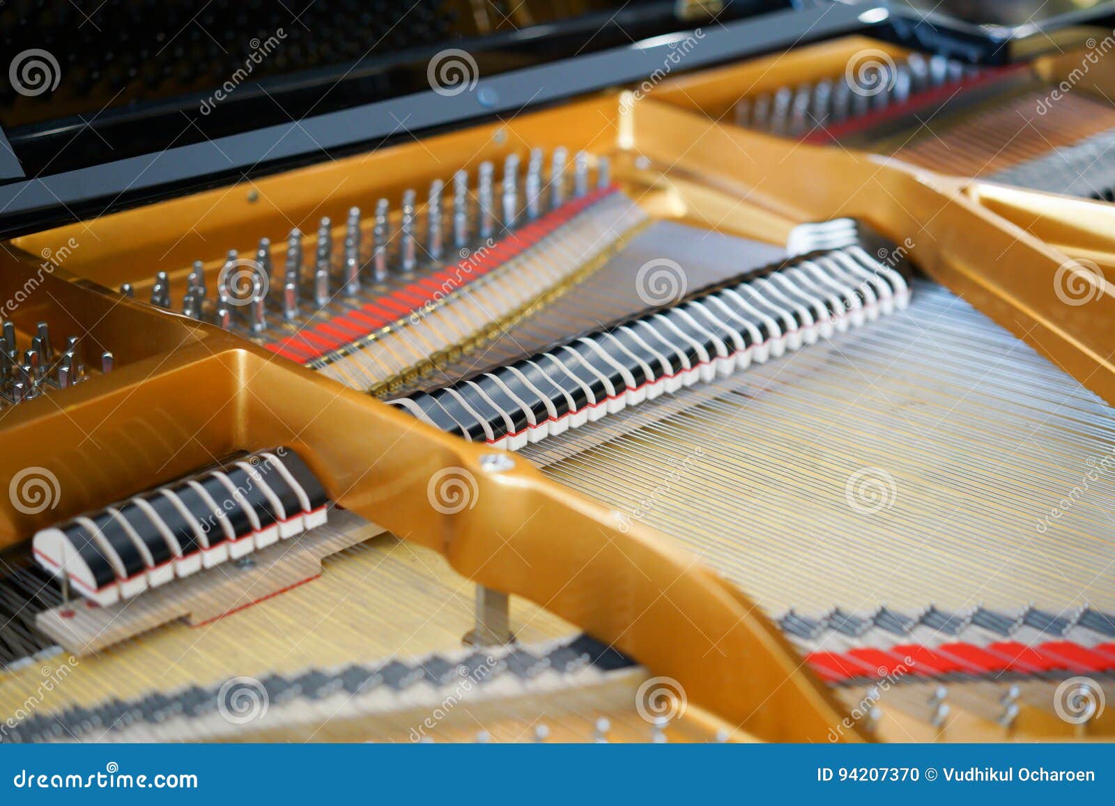 Grand piano strings stock photo. Image of classical, detail - 94207370