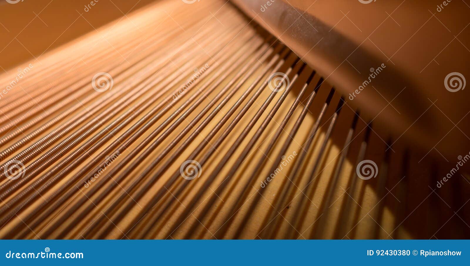 Grand Piano Strings Pattern. Stock Photo - Image of note, string: 92430380