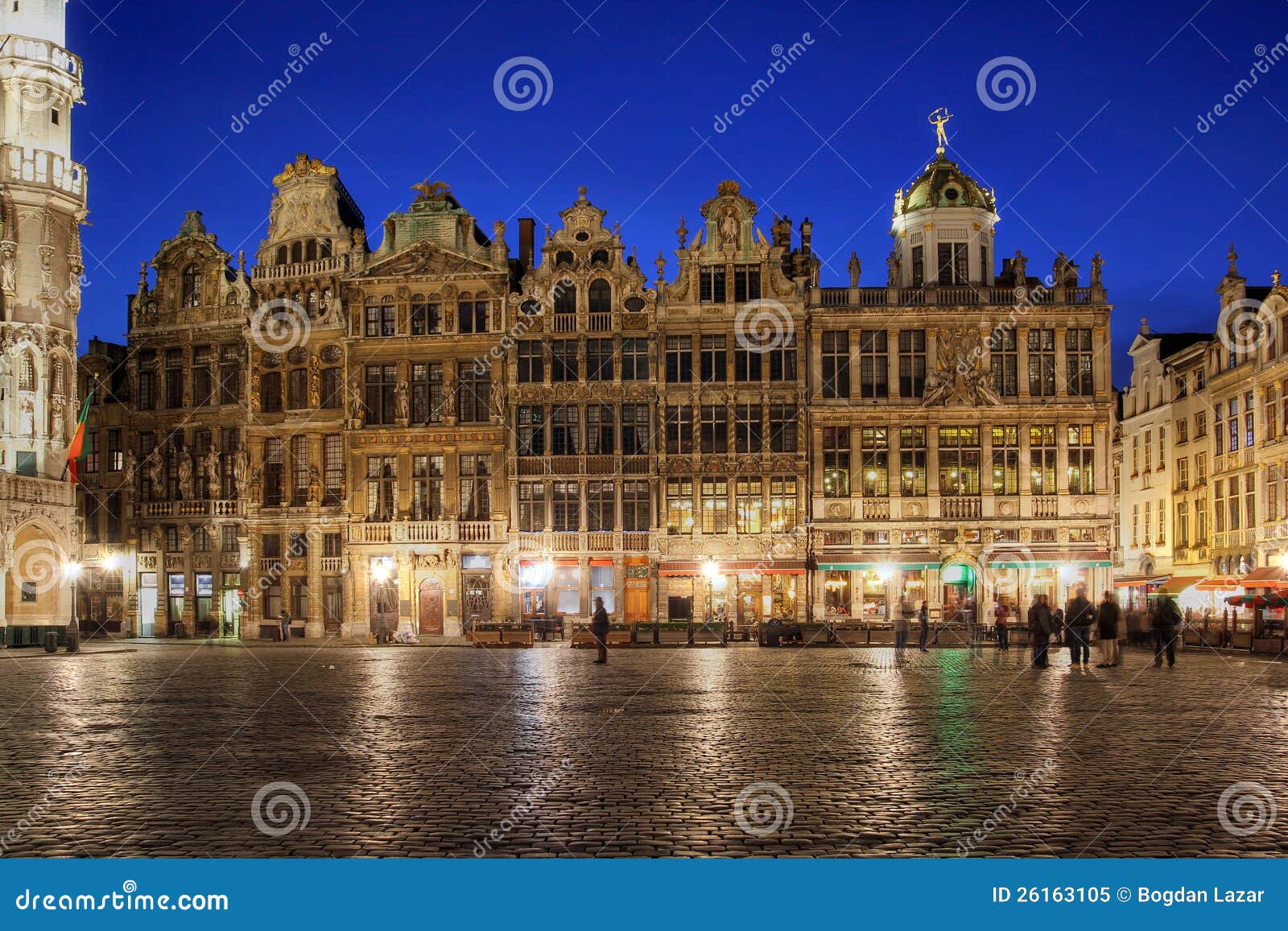 Grand Place, Brussels, Belgium Stock Image - Image of renard ...