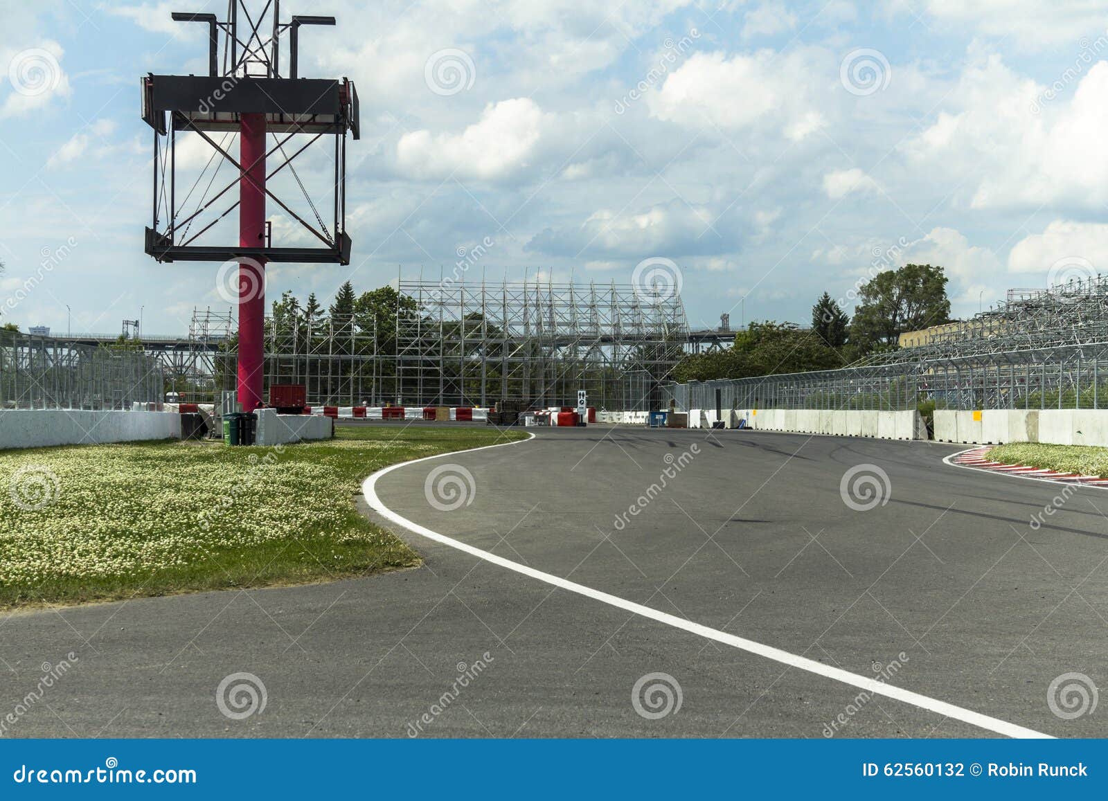 On the Grand Prix of Montreal Track Stock Photo - Image of europe, oval ...