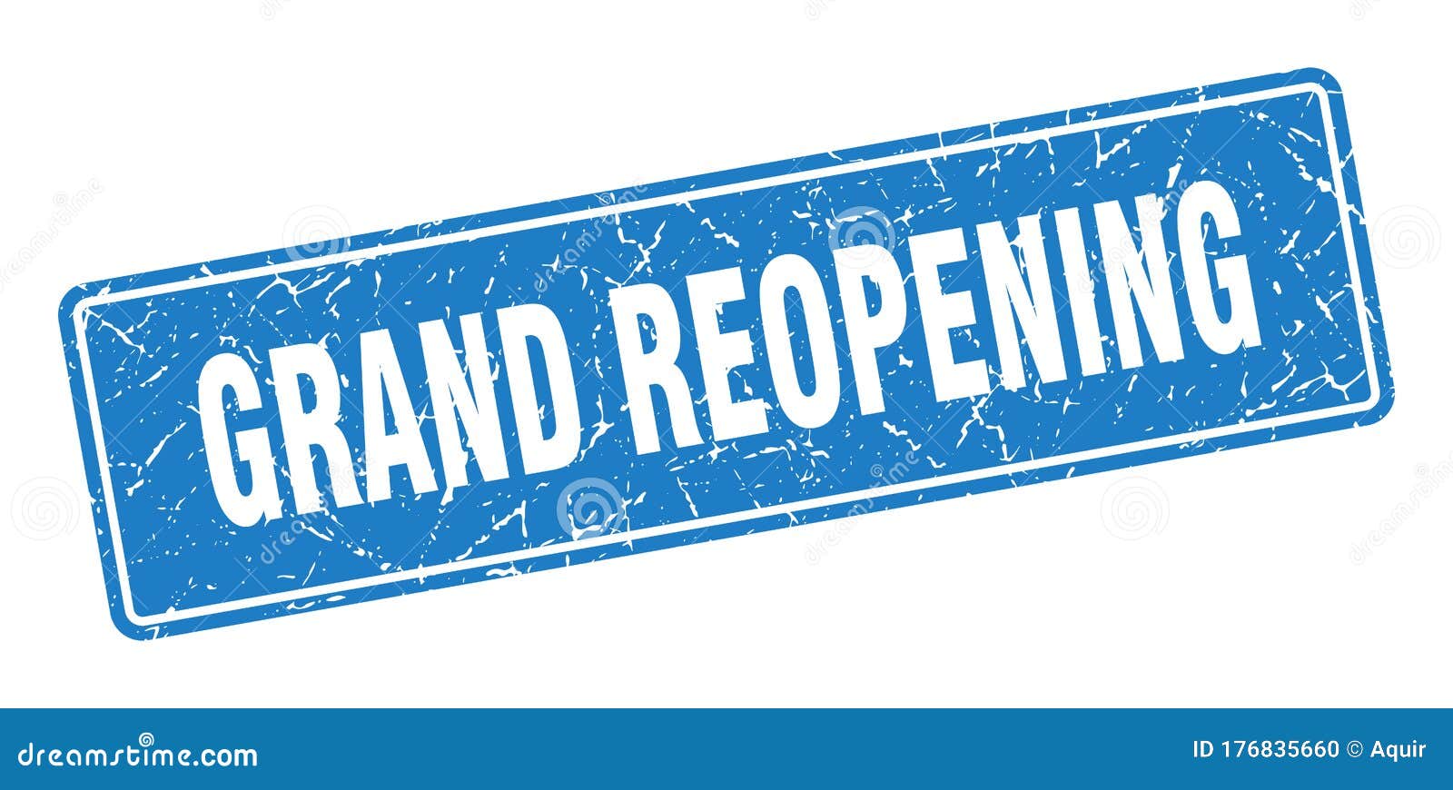 Grand Reopening Sign. Grand Reopening Grunge Stamp Stock Vector ...