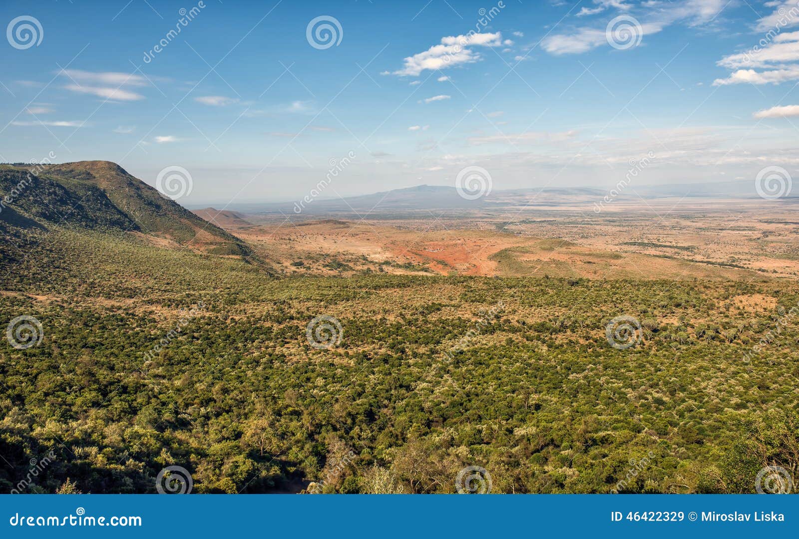 Grand Rift Valley, Kenya image stock. Image du nature - 46422329