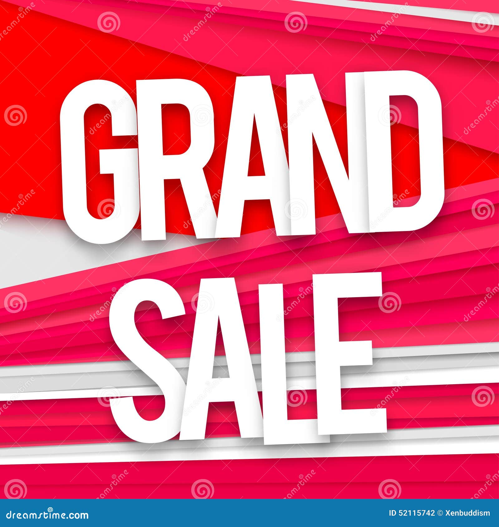 Grand Sale banner stock illustration. Illustration of advertising ...