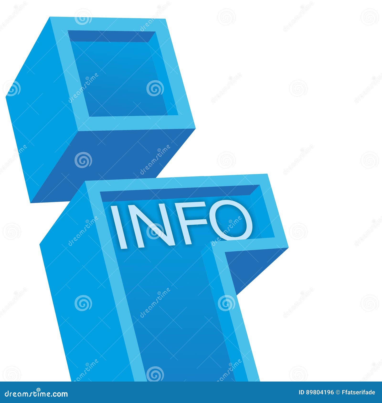 Grand Signe De L'information Illustration Stock - Illustration du ...