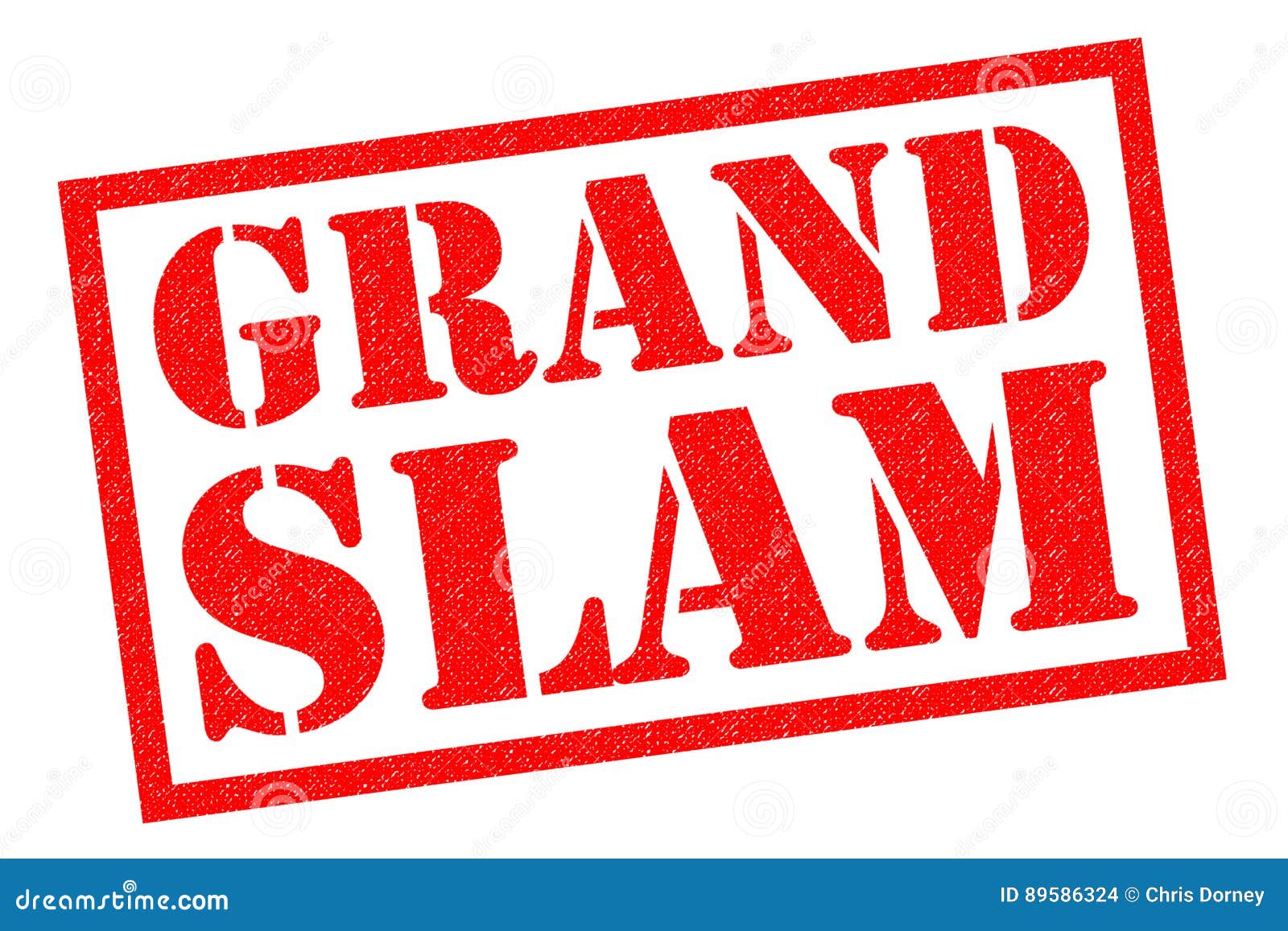 GRAND SLAM Rubber Stamp stock illustration. Illustration of team - 89586324