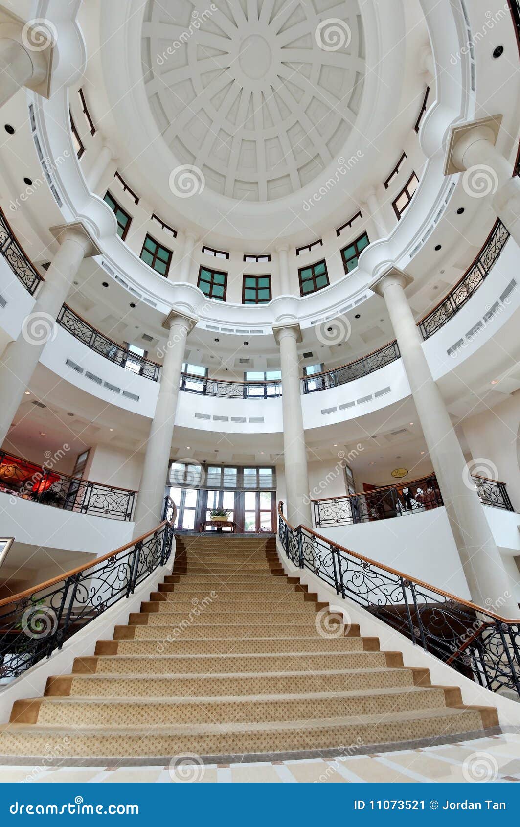 Grand staircase stock image. Image of grand, circle, stair - 11073521