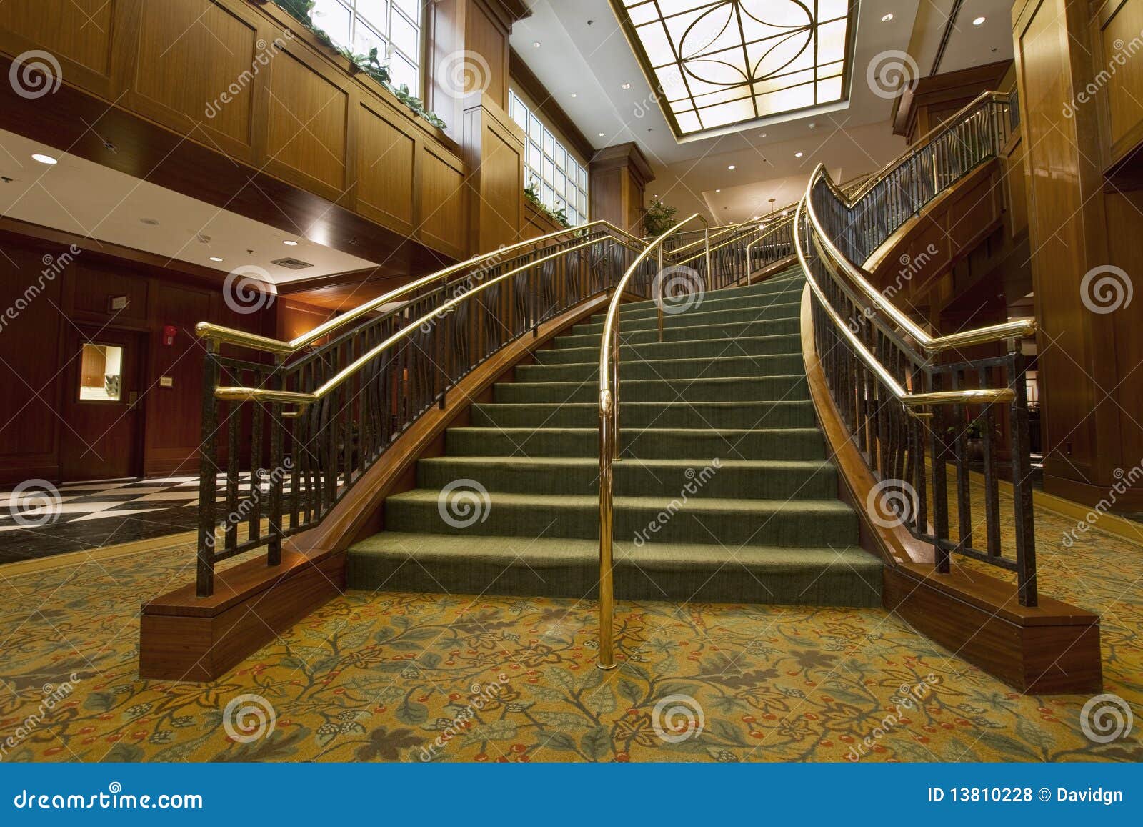 Grand Staircase stock photo. Image of stairs, railings - 13810228
