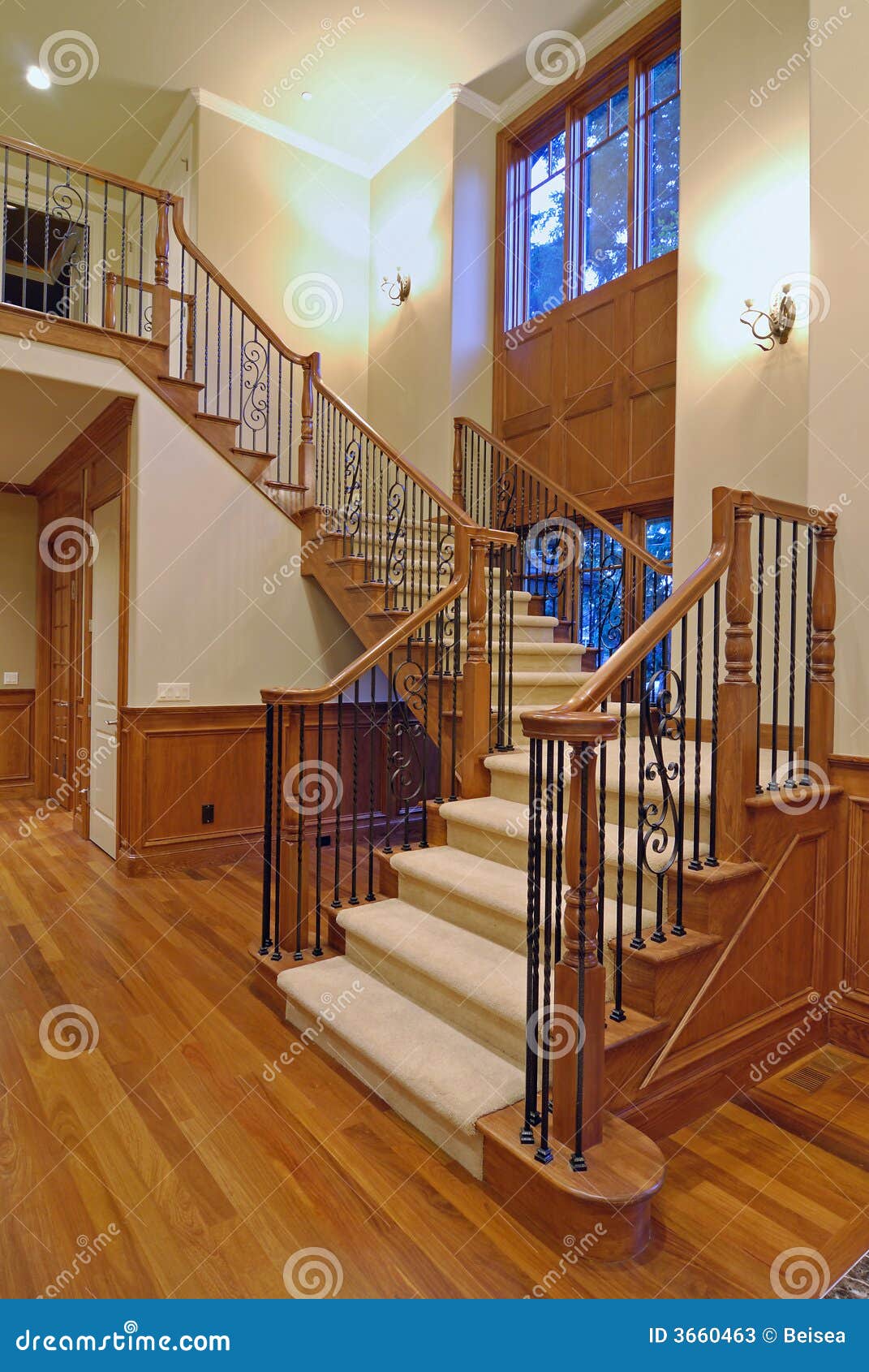 Grand Staircase stock image. Image of upstairs, rich, building - 3660463