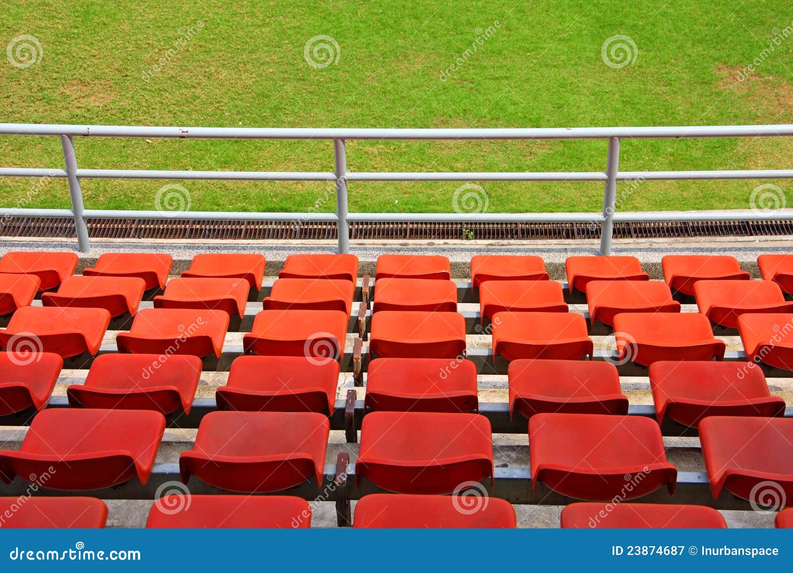 Grand Stand, Seat in Stadium Stock Image - Image of color, public: 23874687