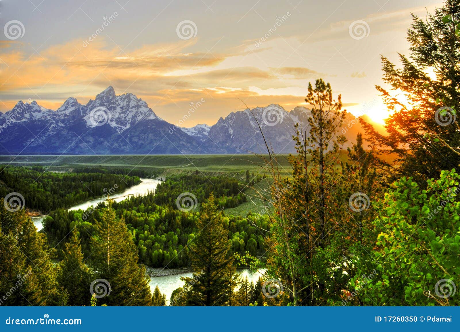 Grand Teton National Park stock photo. Image of mirror - 17260350