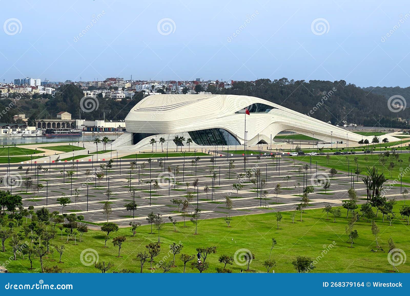 The Grand Theatre of Rabat in Morocco Editorial Stock Image - Image of ...