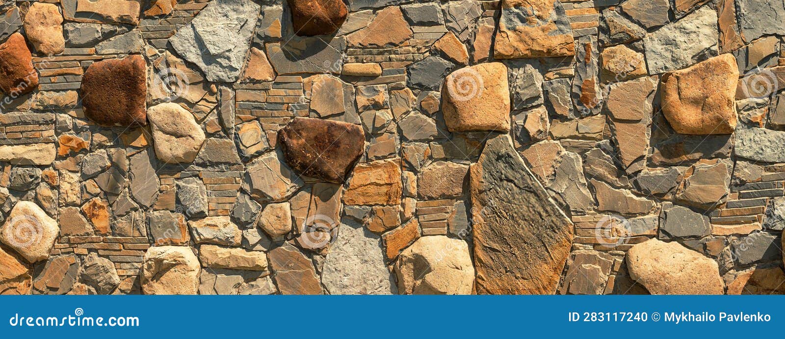 Stone Tapestry: Unveiling the Panoramic Texture of a Wall Stock Photo ...