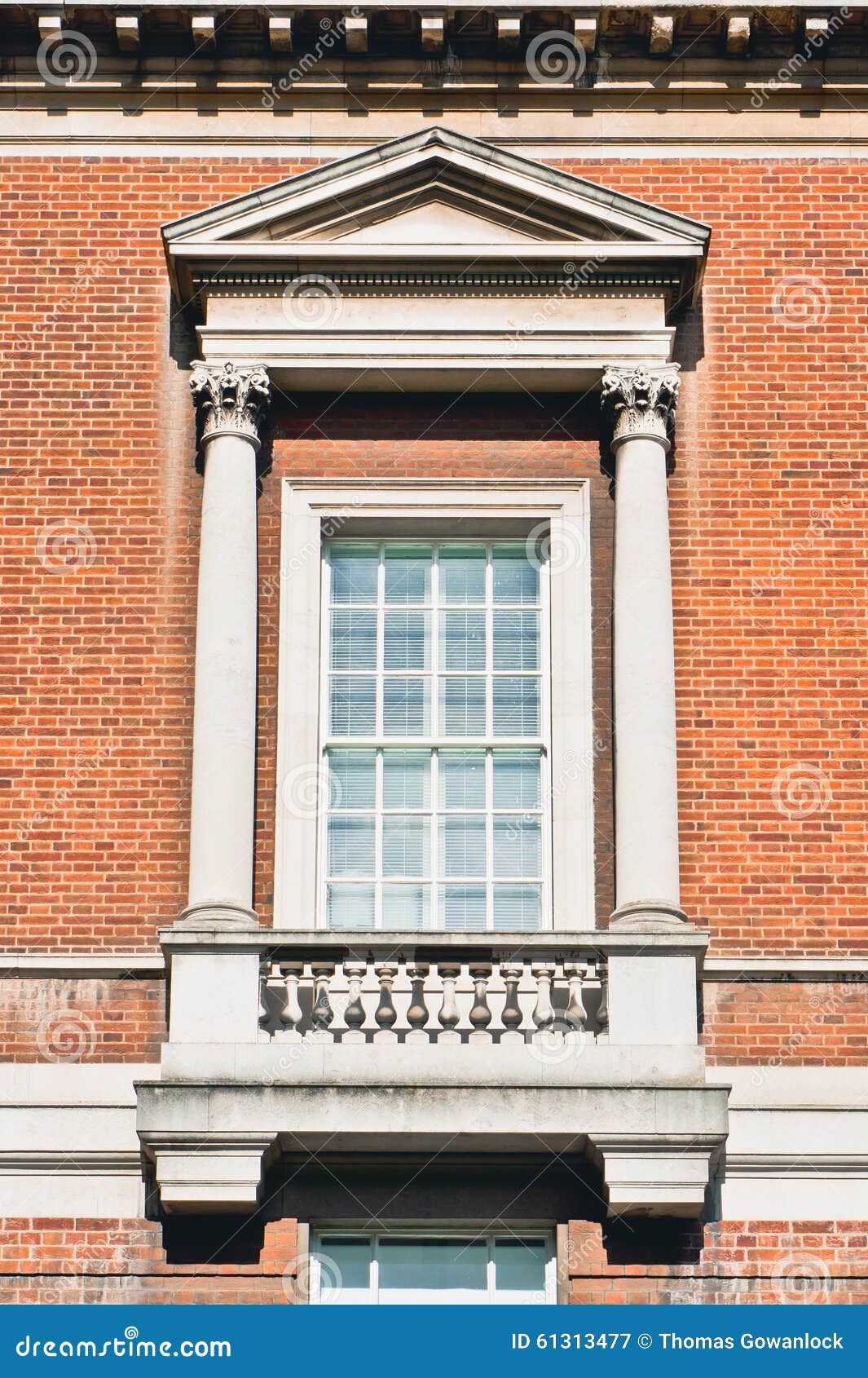 Grand window stock image. Image of house, detail, pillars - 61313477