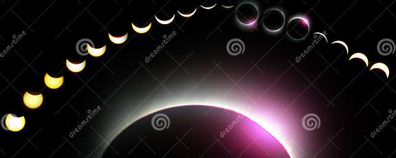 Grand Yangtze River Area of Solar Eclipse Stock Photo - Image of ...