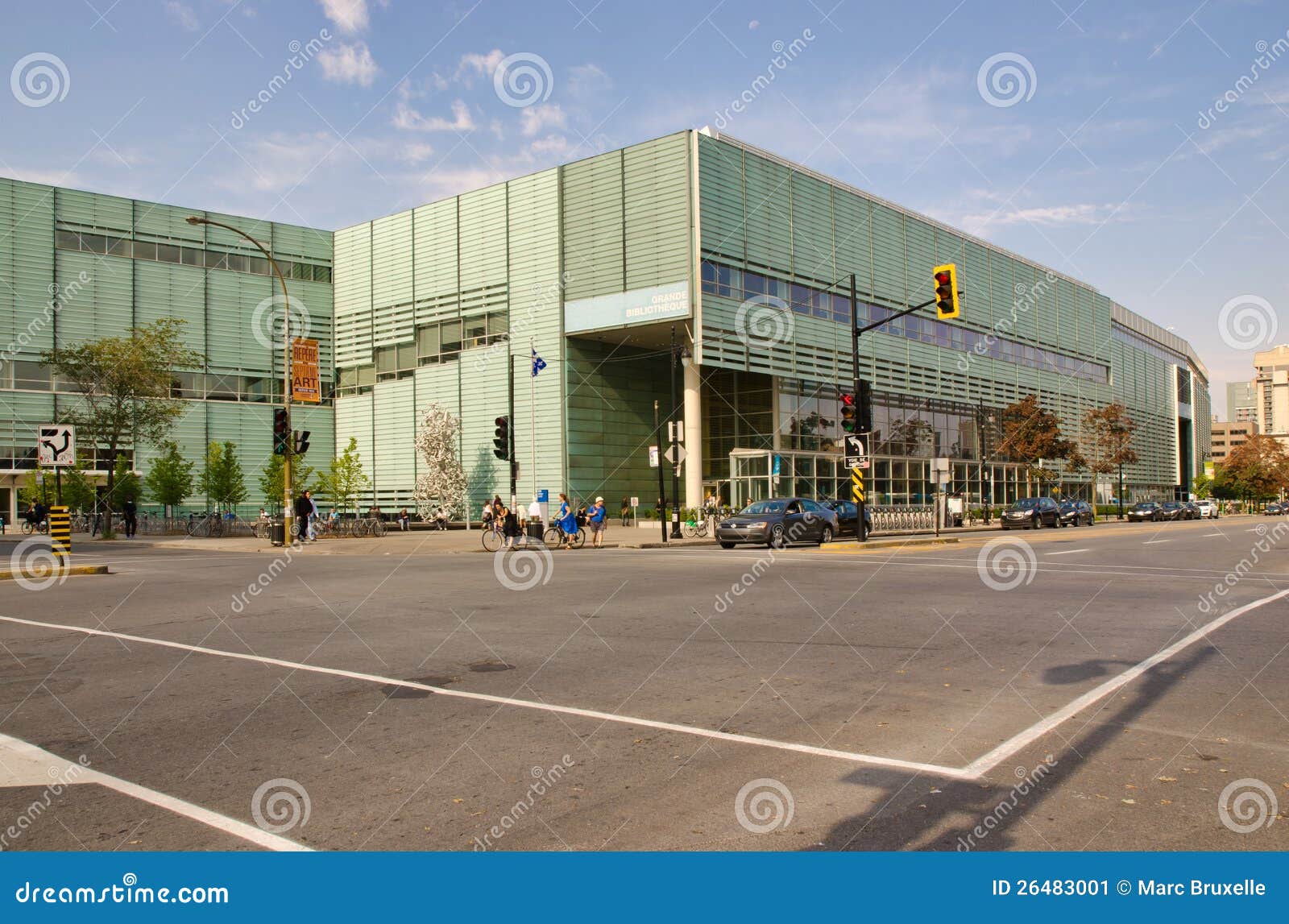 The Grande Bibliotheque Du Quebec Editorial Photo - Image of study ...