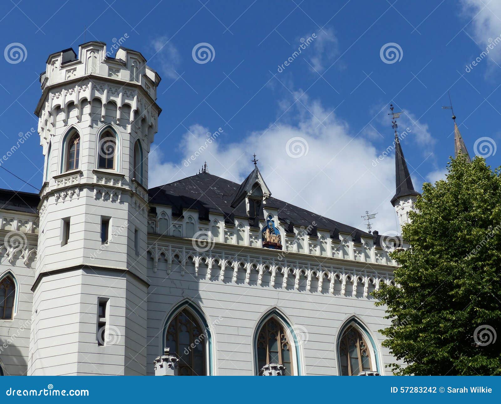 Grande guilde, Riga photo stock. Image du riga, construction - 57283242