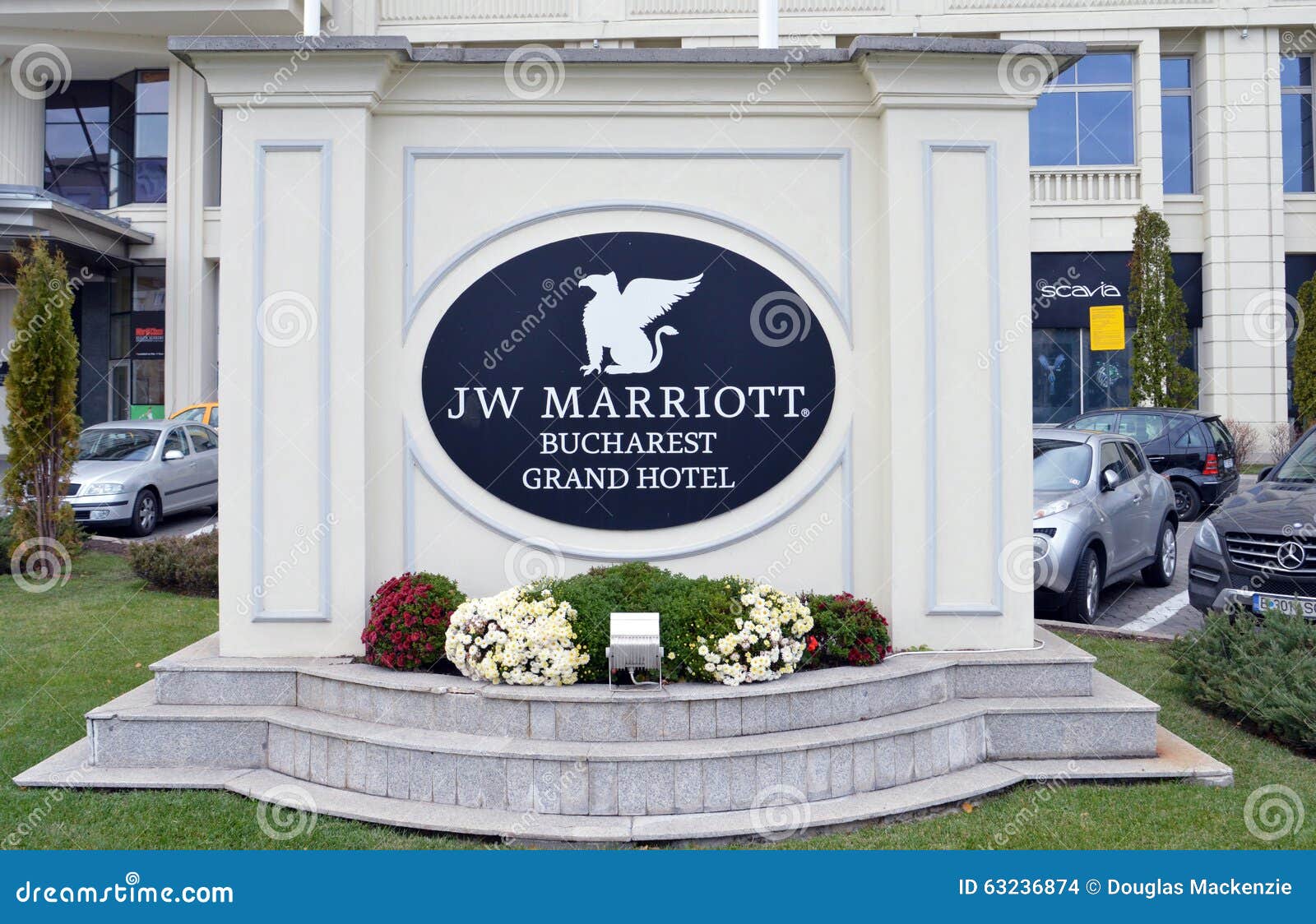 Grande Hotel Di Jw Marriott, Bucarest, Romania Immagine Stock ...