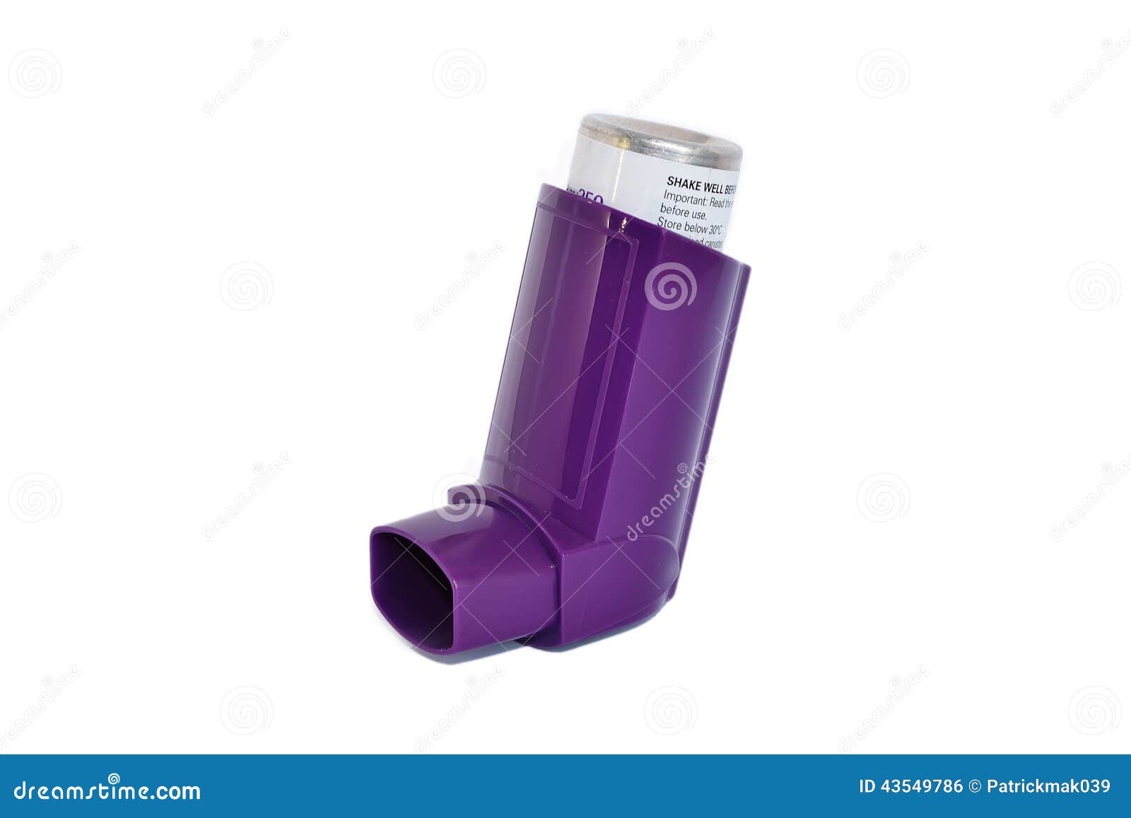 Grande inalatore fotografia stock. Immagine di malattia - 43549786