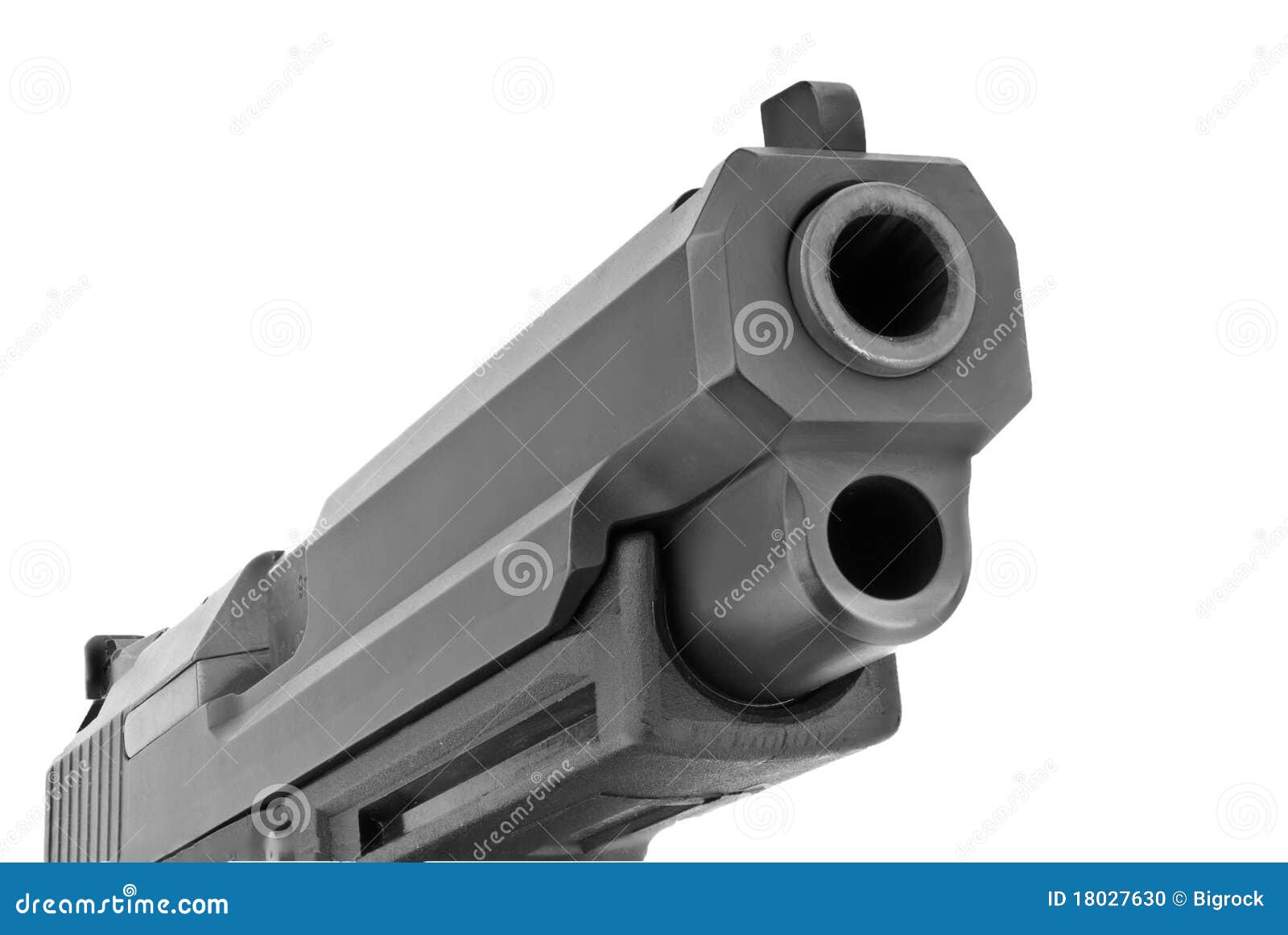 Grande Pistola De 9 Milímetros Foto de Stock - Imagem de bala, bronze ...