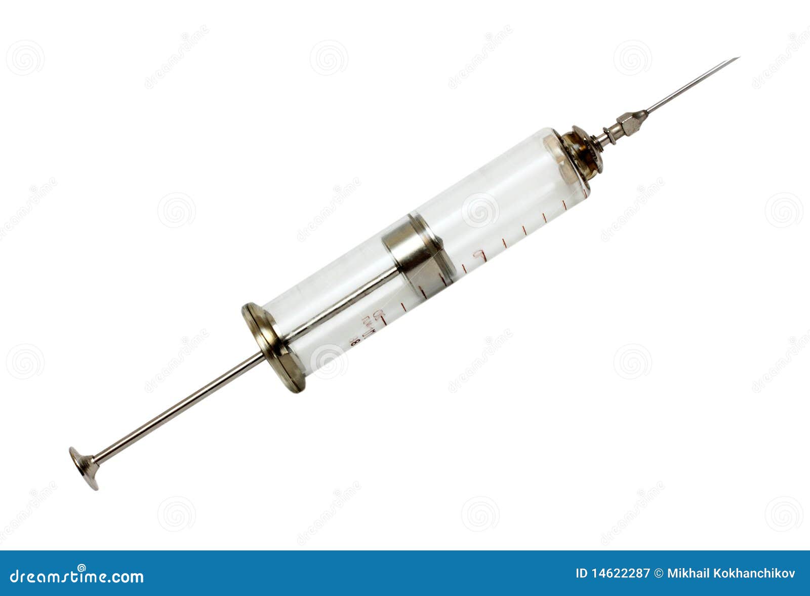 Grande Seringa Com Agulha Grossa Imagem de Stock - Imagem de ajudas ...