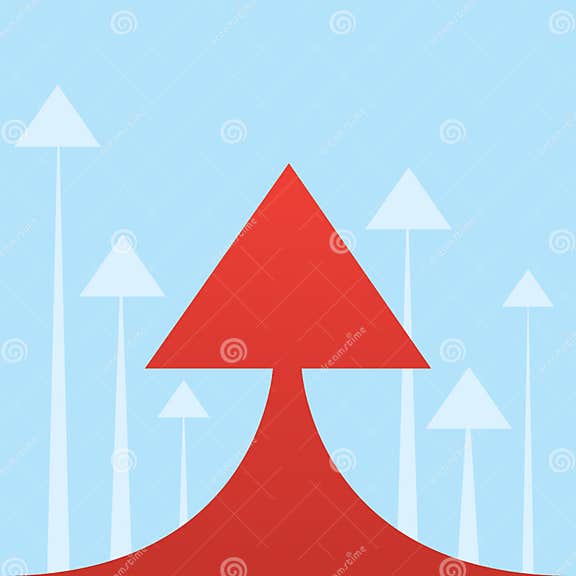 Grande seta acima ilustração do vetor. Ilustração de sentido - 41425522