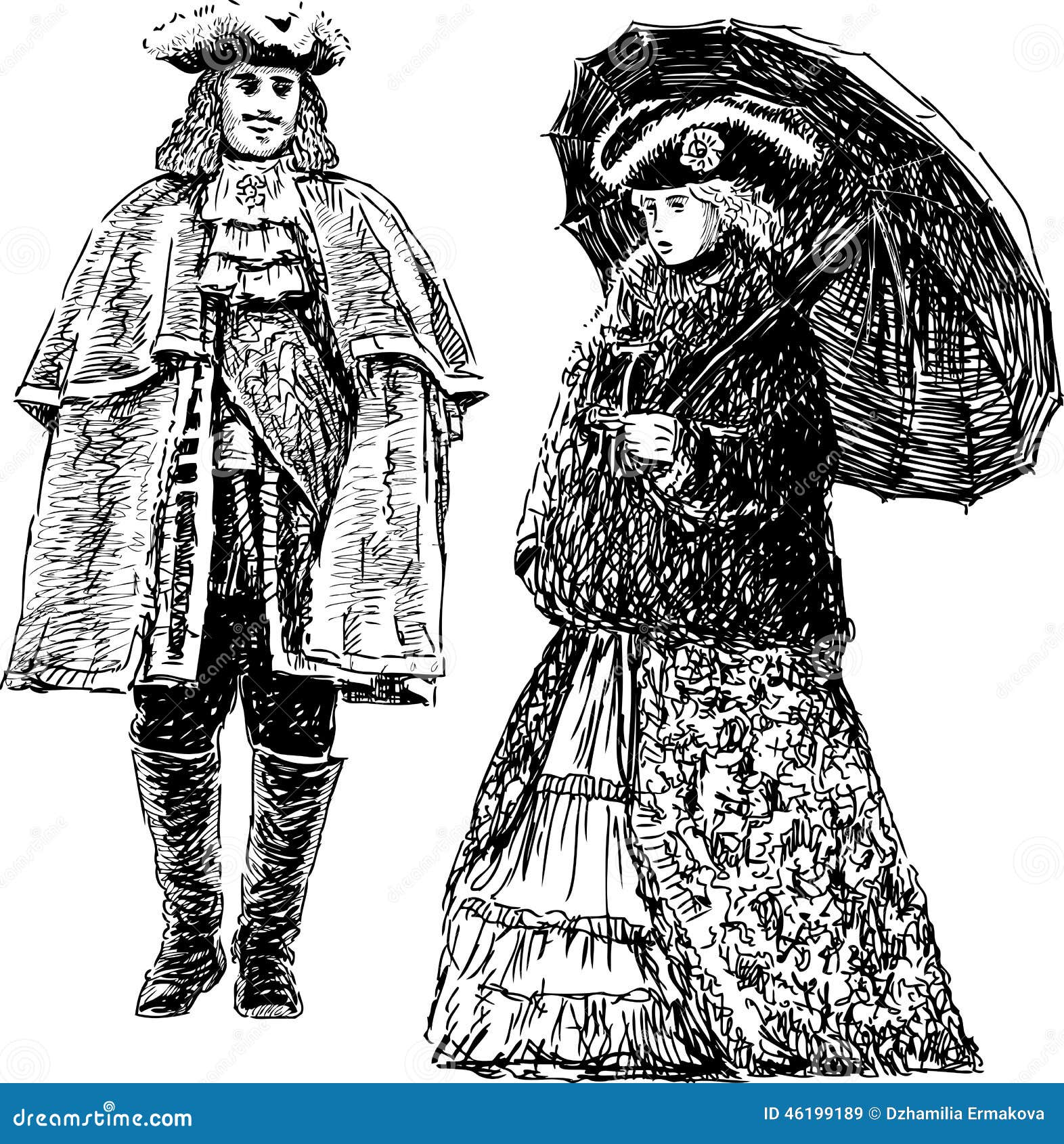 Granden vektor abbildung. Illustration von geschichte - 46199189