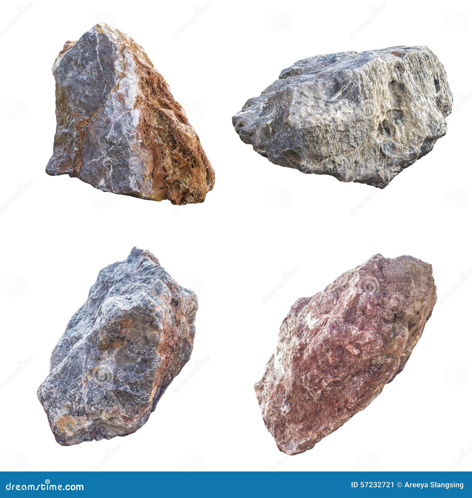 Grandes Pierres De Roche De Granit, D'isolement Image stock - Image du ...