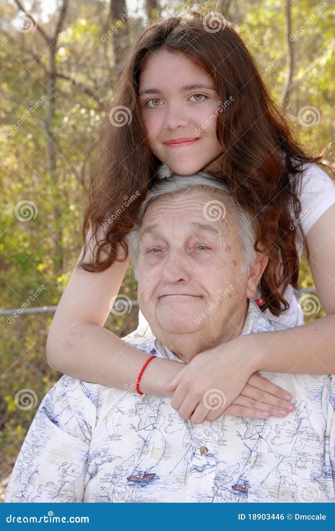 Grandfather Granddaughter Love Stock Photo - Image of grandpaw, grand ...