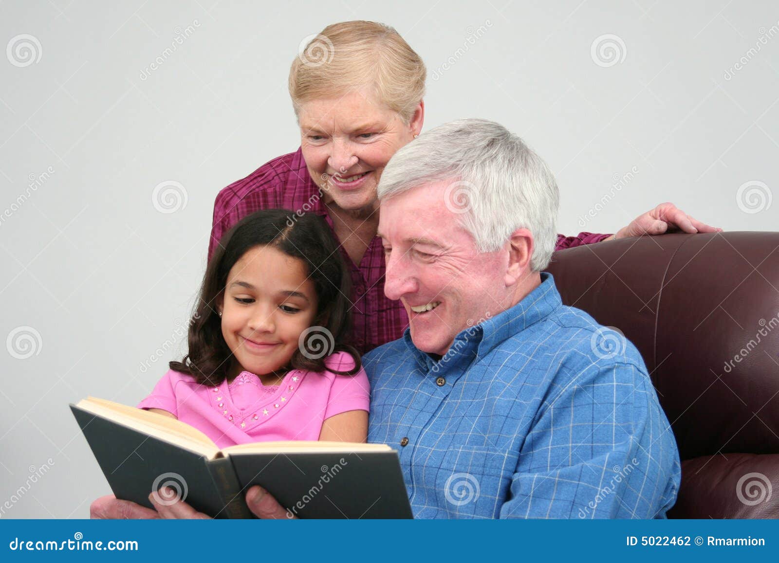 Grandfather Reading Book stock photo. Image of citizen - 5022462