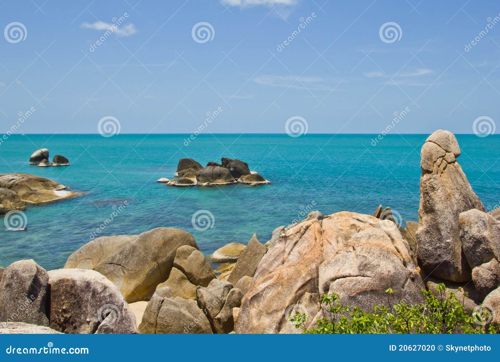 Grandfather Rock Koh Samui Thailand Stock Photo - Image of beach, color ...