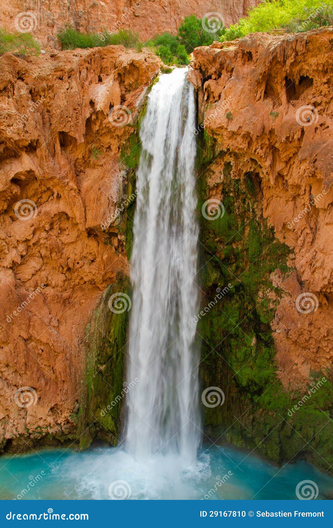 Grandiose Waterfalls stock photo. Image of flow, reservation - 29167810