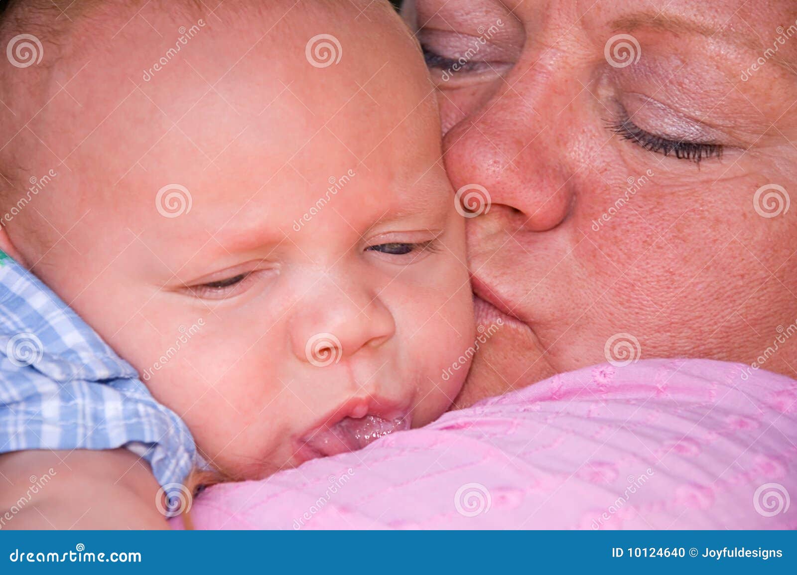 Grandma and Baby Snuggle stock photo. Image of bond, woman - 10124640