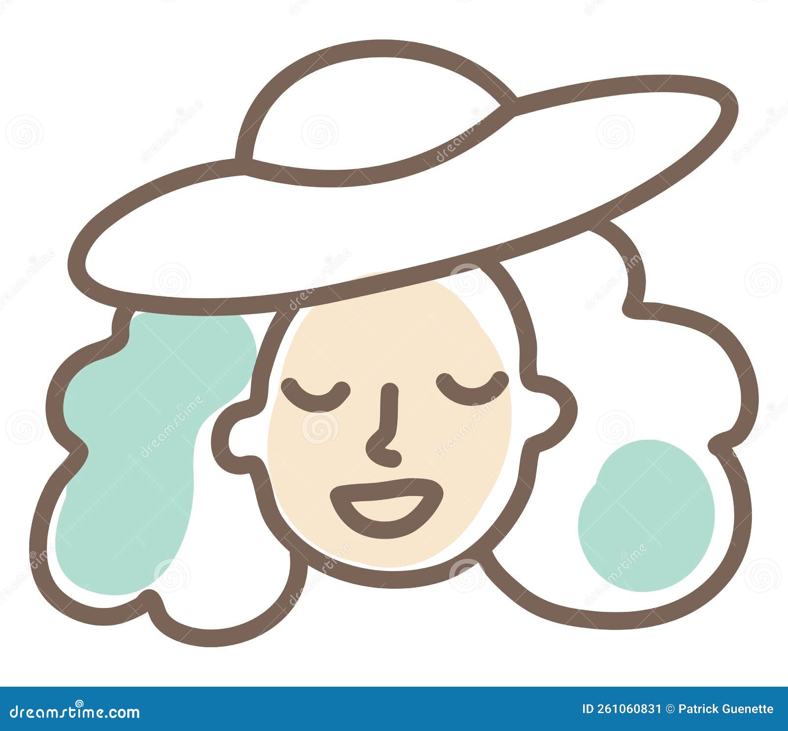 Grandma Fancy Dress Old Lady Cartoon Illustration Coloring Page ... Grandma Fancy Dress Old Lady Cartoon Illustration Coloring Page ...