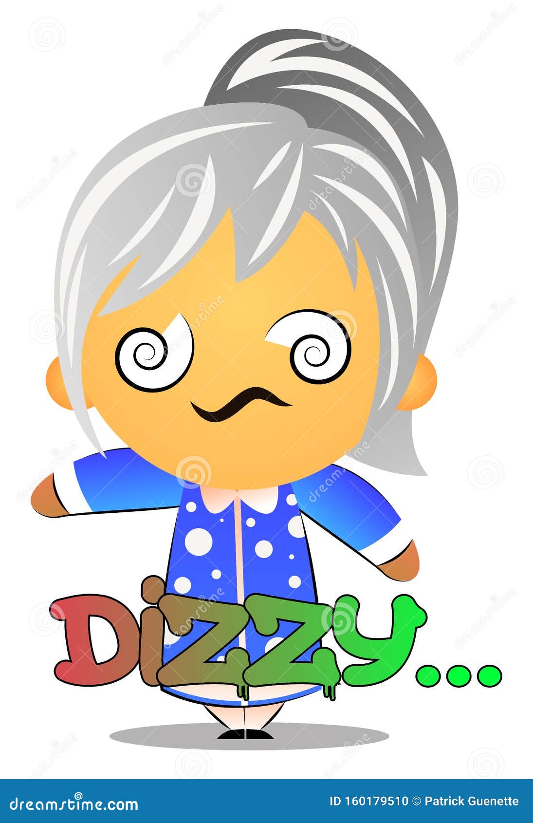 Dizzy Man Feeling Sick Vector Cartoon Illustration | CartoonDealer.com ...