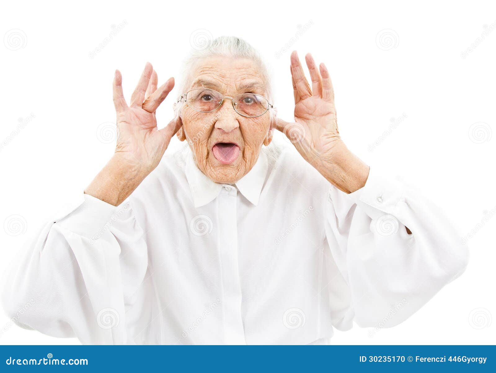 Funny grandma stock photo. Image of senior, grandparent - 30235170