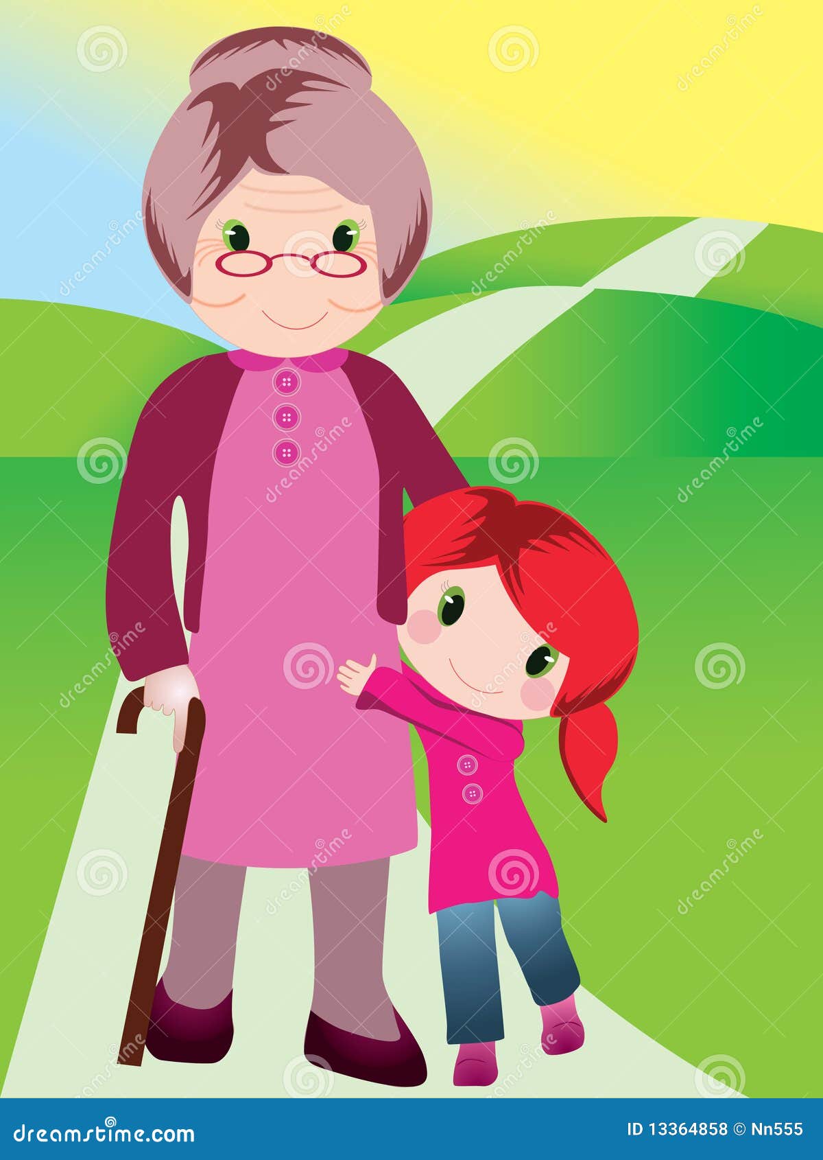Grandchild Cartoons, Illustrations & Vector Stock Images - 5559 ...
